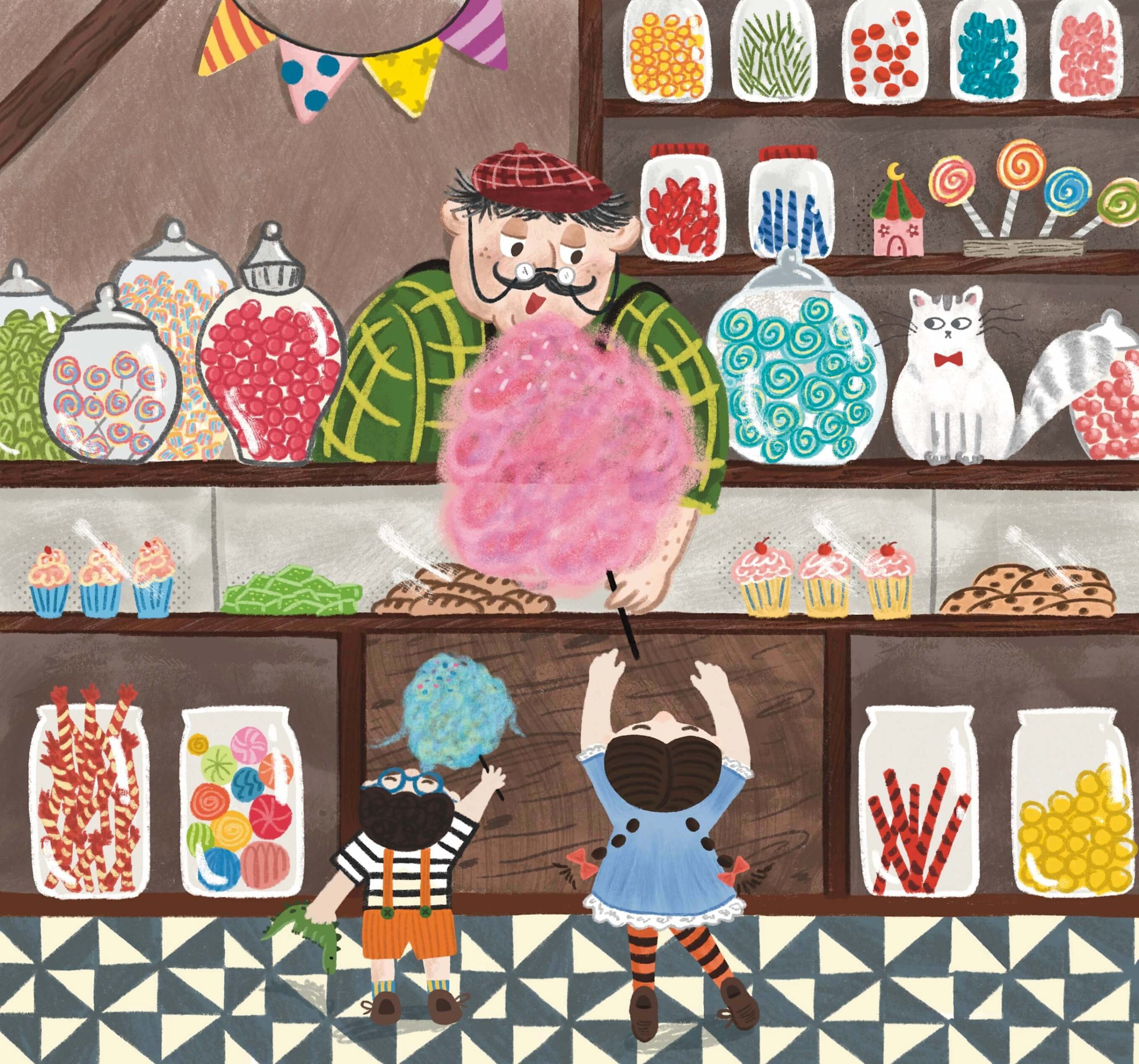 The Candy Shop - Wendy Wen Illustration